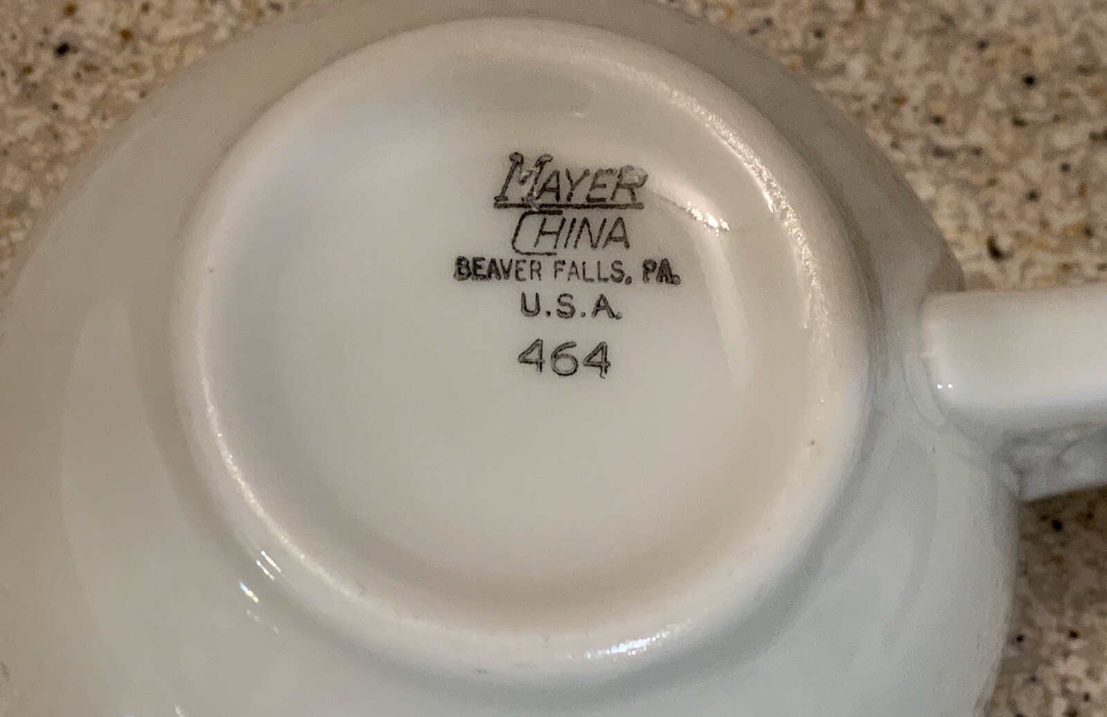 Vintage Mayer China 464 Coffee Mug Tea Cup Restaurant Ware Yellow Brown ...