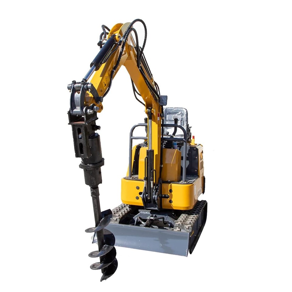 Mini Excavator Auger, For Mini 1 To 1.5 Tons Excavators, Wide Backhoe ...