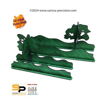 Sarissa Precision Terrain 28mm Hedge Set Pack SW (New) | eBay