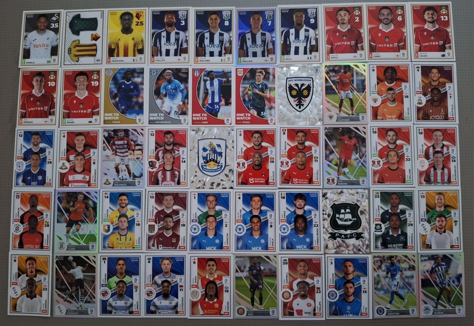 HUGE EFL Panini Sticker Bundle X186 NO Duplicates | eBay UK