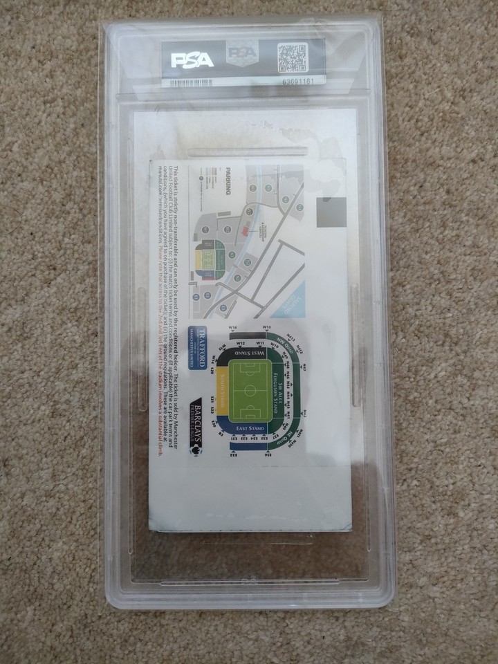 ️ PSA Sir Alex Ferguson Farewell Manchester United Swansea 2013 Ticket ...