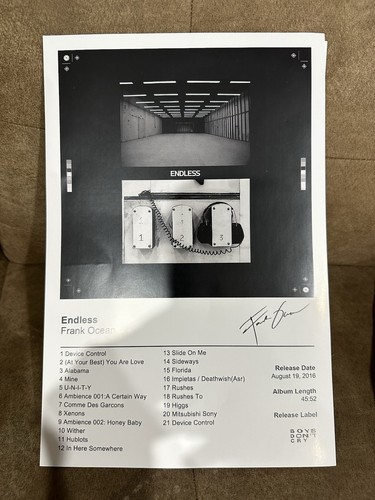 Frank Ocean, Nostalgia, ULTRA, Album Art Poster, Print, Music ...