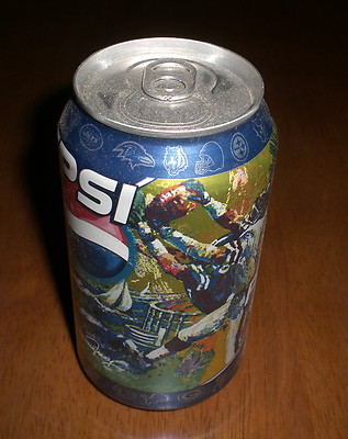 SUPER BOWL XXXVII PEPSI COLA PARTY CAN - 2003 - RAIDERS vs BUCCANEERS ...
