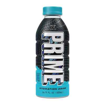 Prime Hydration X Blue W/White Print The Hunt for Hydration BOTTLES IN ...