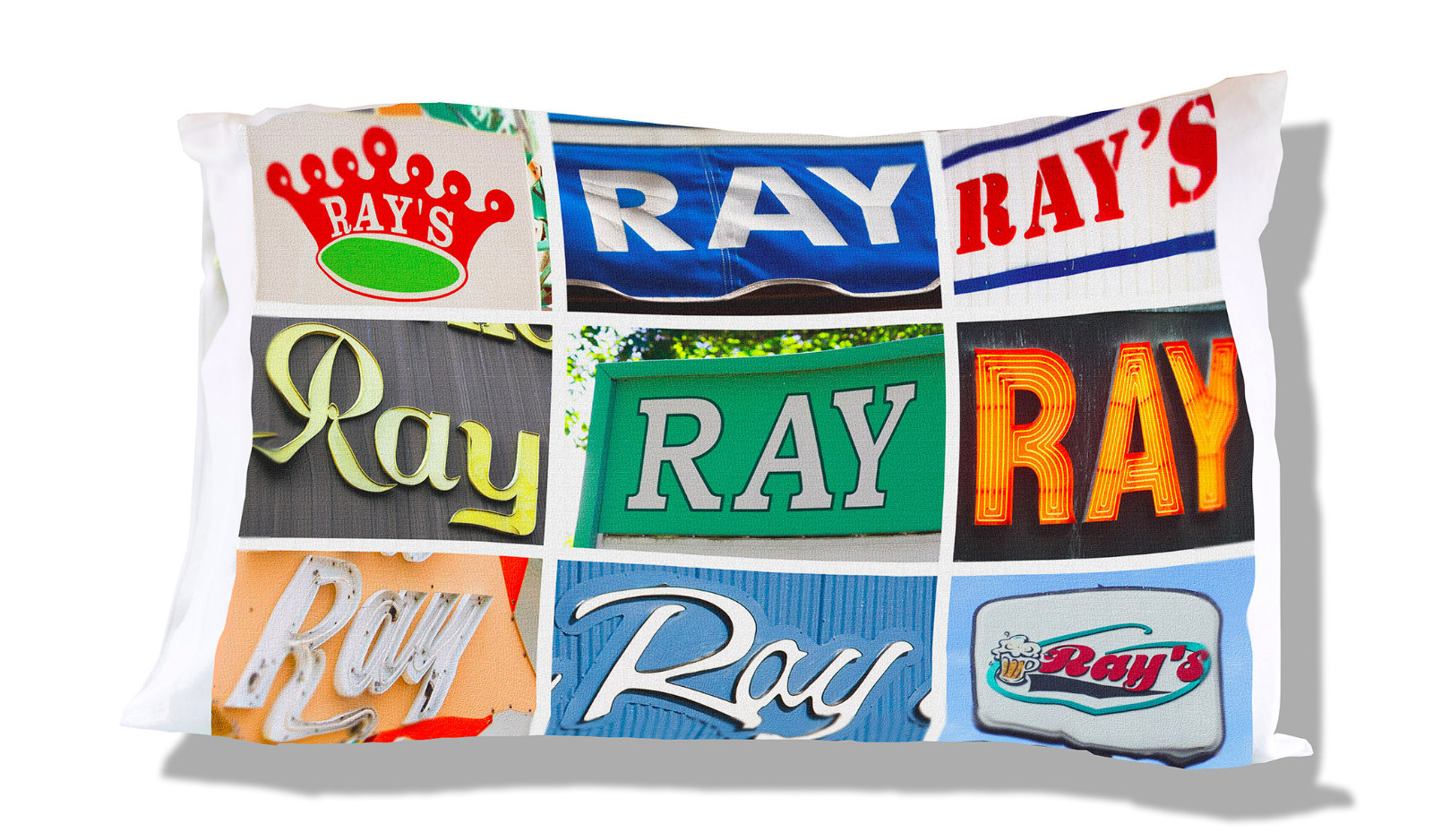 RAY Personalized Pillowcase featuring the name in photos of signs | eBay