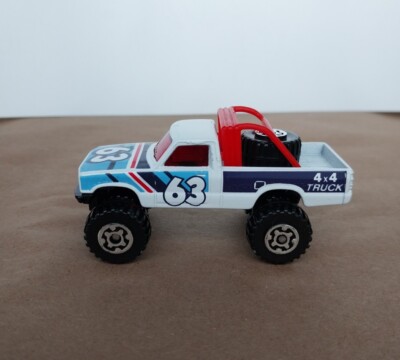 Lesney Matchbox 4x4 Open Back Truck #63 1981 White Made In Macau Nice ...