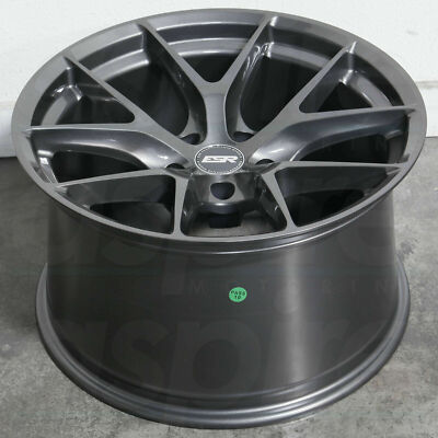 18x9.5 ESR RF02 RF2 5x114.3 +35 Graphite Wheels 18 Inch Rims Set 4 | eBay