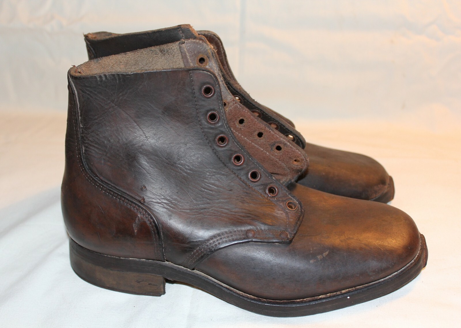 ORIGINAL WW2 LEND-LEASE AID LOW ANKLE BOOTS SHOES SOVIET ISSUE MADE IN ...