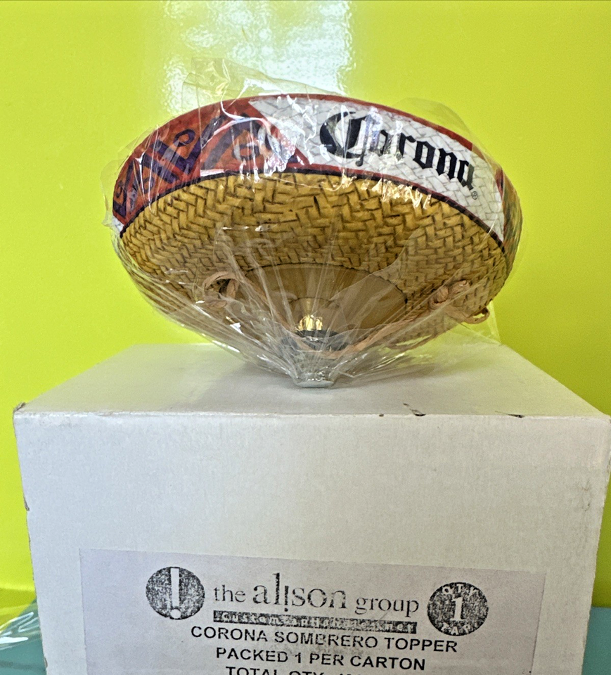 CORONA Cerveza Sombrero BEER Tap Handle Topper Cancun MEXICO Beach ...