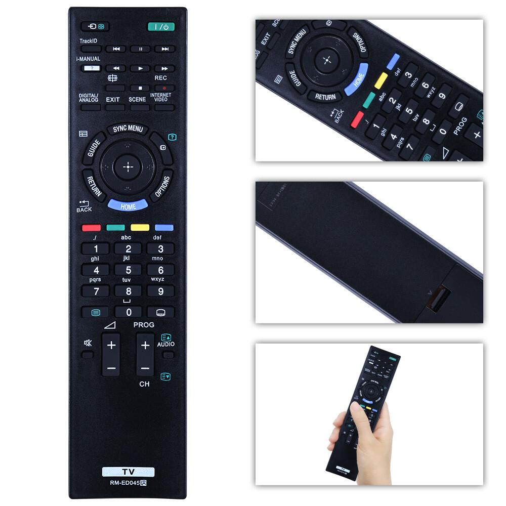 RM-ED045 Remote Control For Sony Bravia TV KDL-26EX320 KDL-32CX520 KDL ...