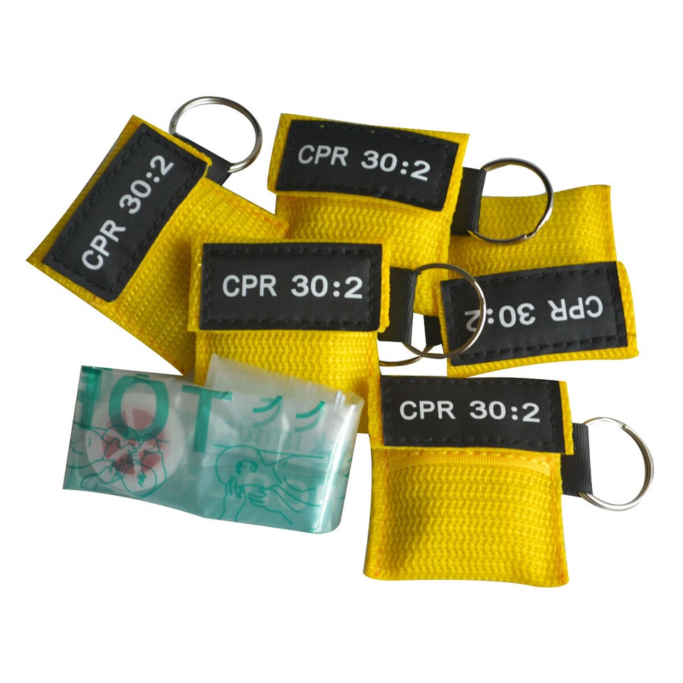 CPR Face Mask Keychain Face Shield CPR AED First Aid Training CPR 30:2 ...