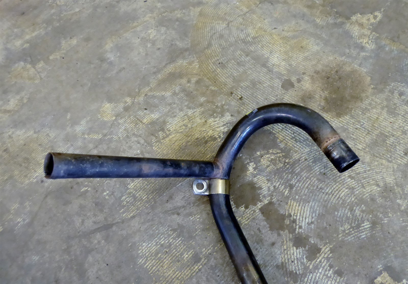 1980 BMW R65 Airhead R75 R100 S348-3. right exhaust header muffler tail ...