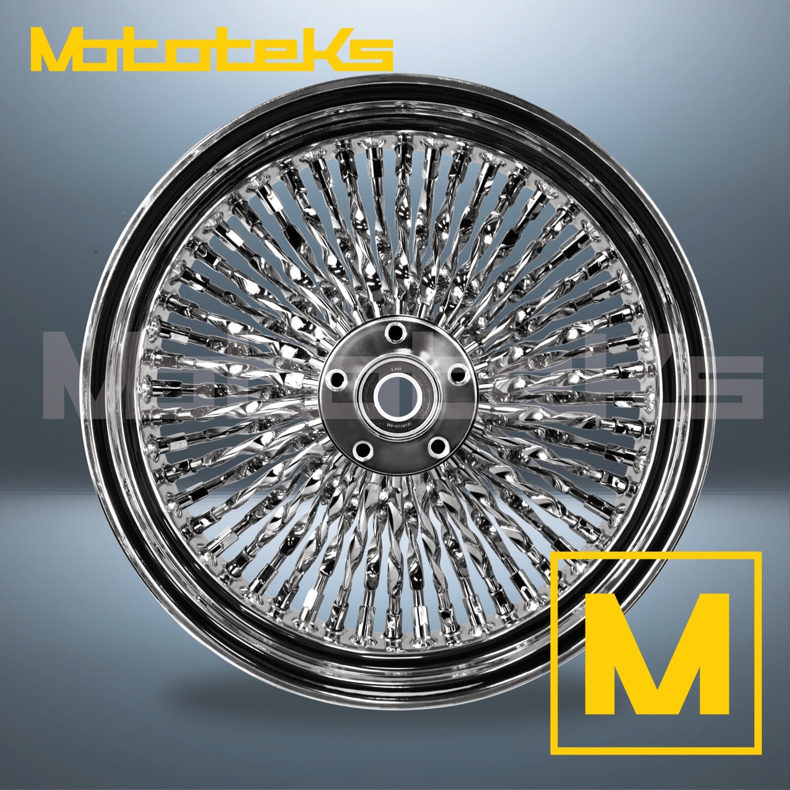 16" 16X5.5 CALI FAT SPOKE WHEEL 52 STAINLESS FOR HARLEY SOFTAIL REAR ...