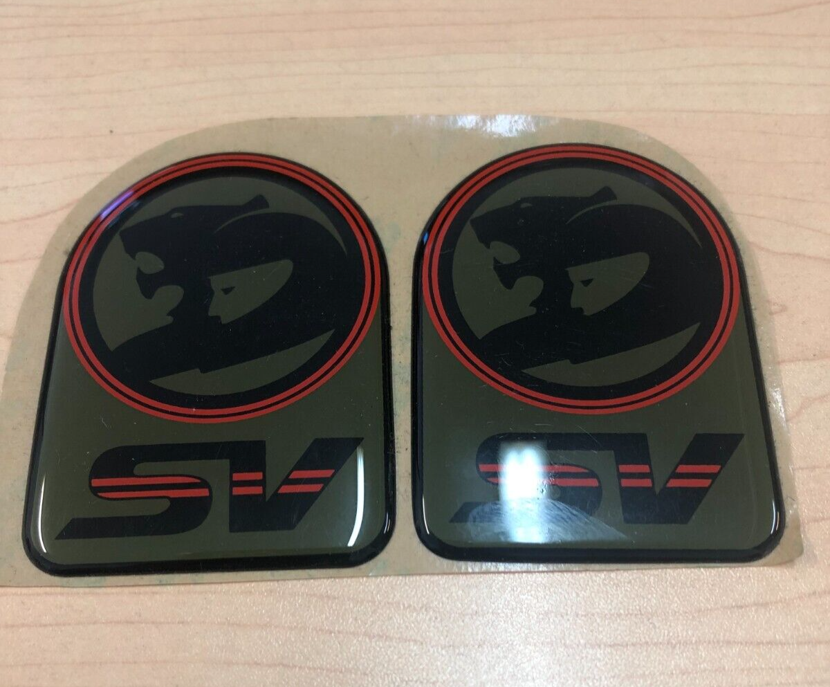 Holden Commodore VL - HSV "SV" Badge Guard Emblem Fender Decal | eBay