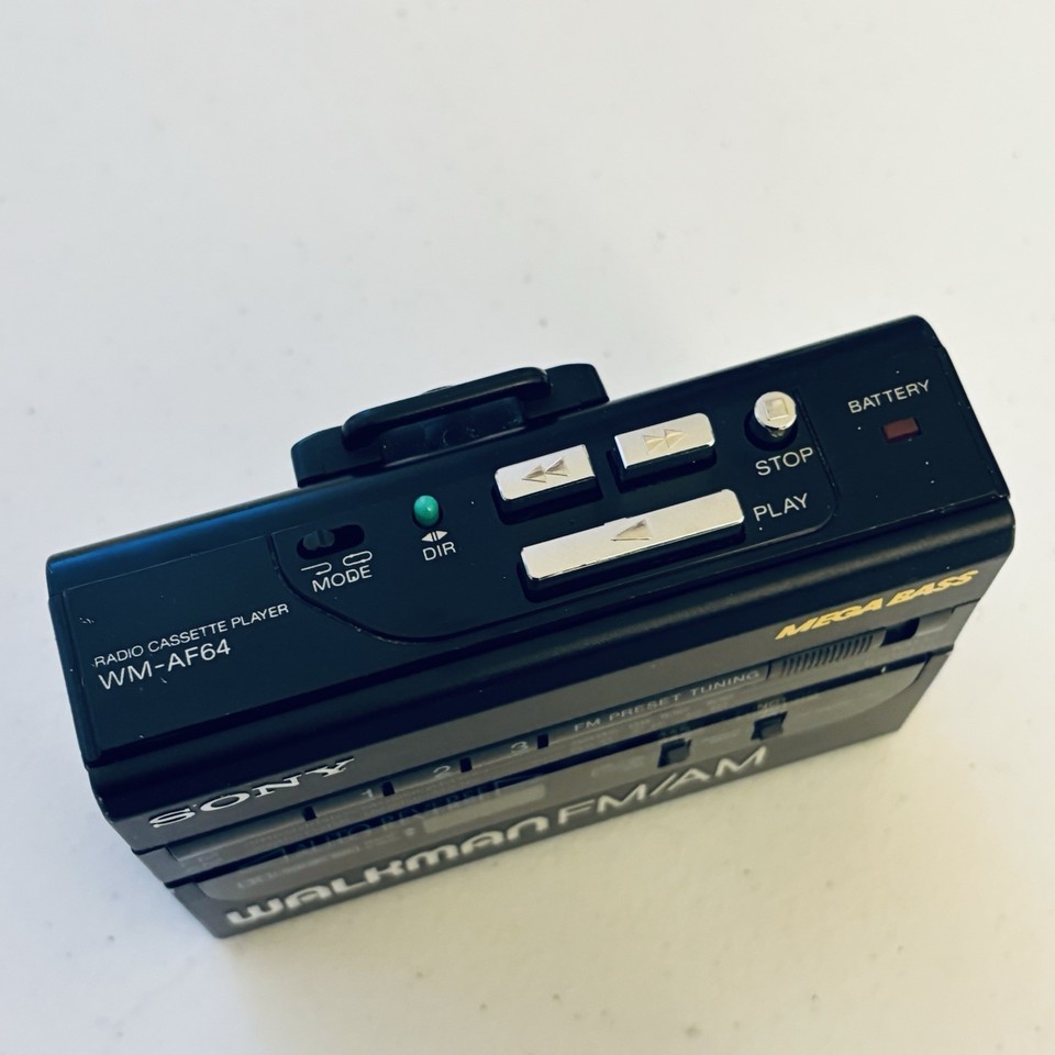 SONY Walkman WM-AF64 Cassette Player withAM/FM Radio -New Belt ...