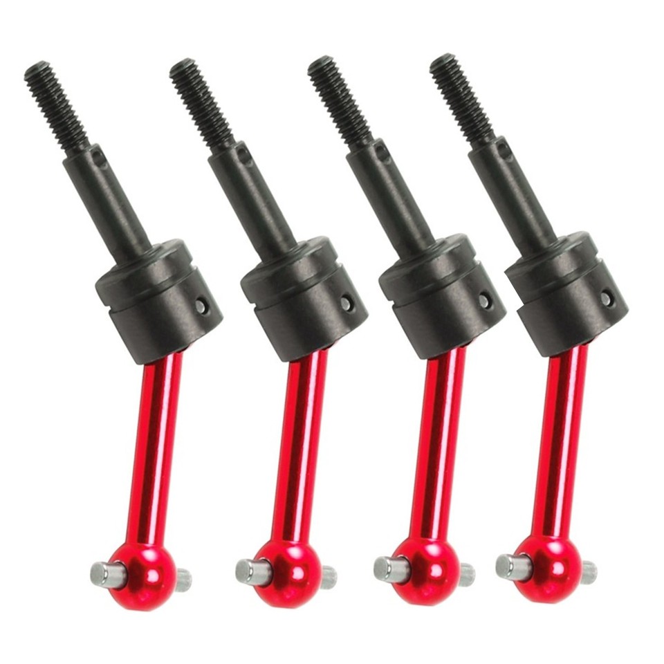4pcs New Red Aluminum Drive Shaft Set for Tamiya TT-01 TT-02 Type RC ...