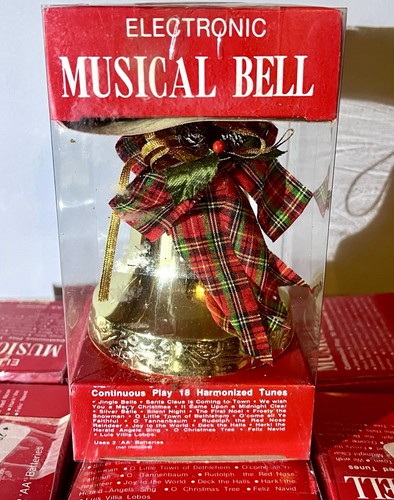 NEW Electronic Musical Bell w/ Harmonized Holiday Christmas Tunes NIB ...