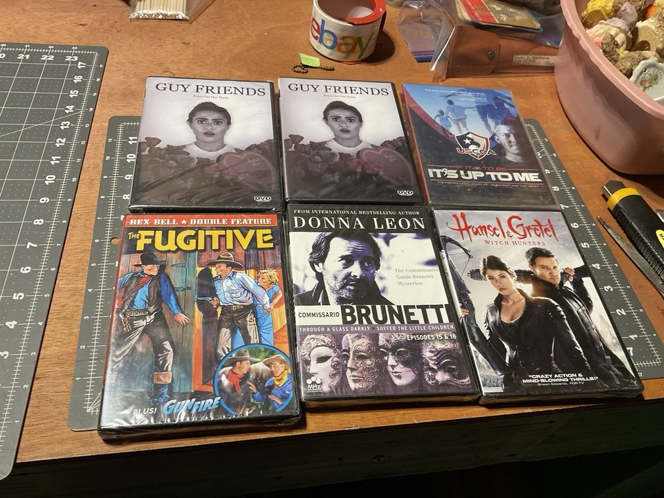 99 Piece Sealed Media Lot, 2 VHS, 3 Blu Ray, 94 DVDs / Box Sets, Mixed ...