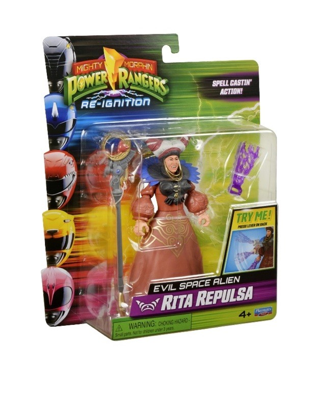 EVIL SPACE ALIEN Power Rangers Re-Ignition Rita Repulsa Figure NEW! | eBay