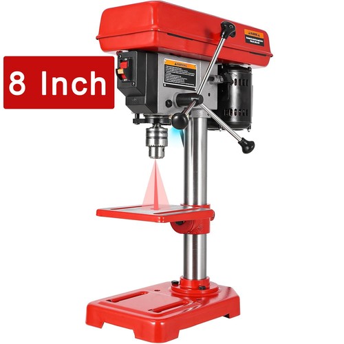 8" Benchtop Drill Press Tabletop Drilling Machine 5 Adjustable Speeds ...