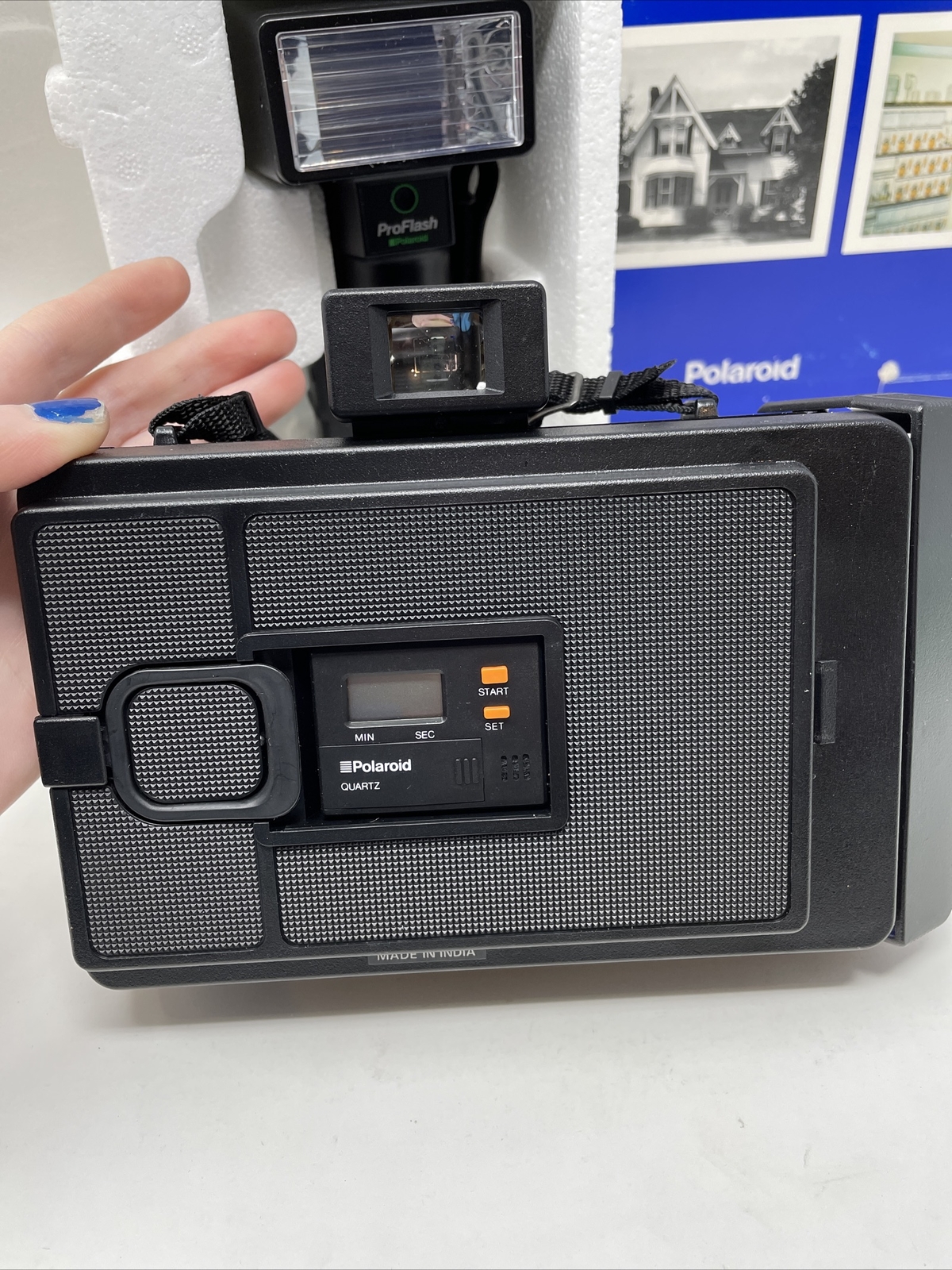 Vtg POLAROID PROPACK CAMERA INSTANT FILM 112MM LENS PRO PROFLASH ...