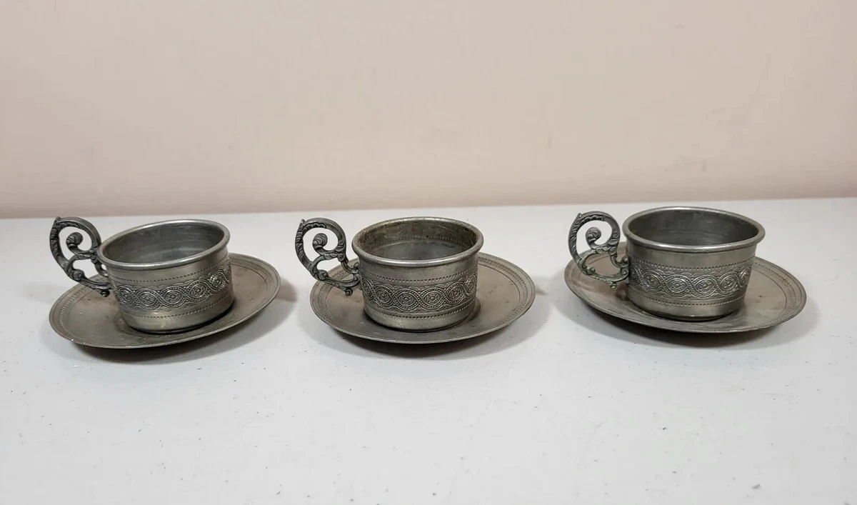 Russian Glass Tea Cups