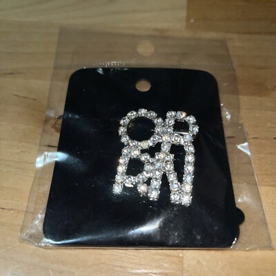 FAUX DIAMOND BLINGED OUT BOSS GAG GIFT “ORRN” PIN - VHTF - SEE DESC. | eBay