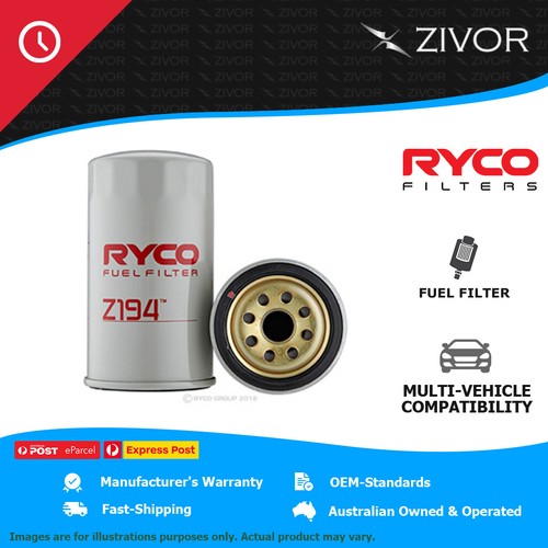 RYCO Fuel Filter Spin On For MITSUBISHI FUSO HEAVY,SHOGUN FP449 17.7L ...