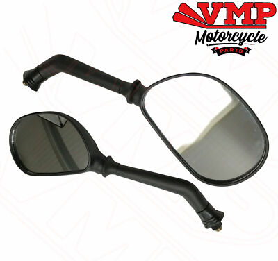 Lexmoto XTRS KS125-24 Motorcycle Mirror Pair 10mm Mirrors E Marked ...