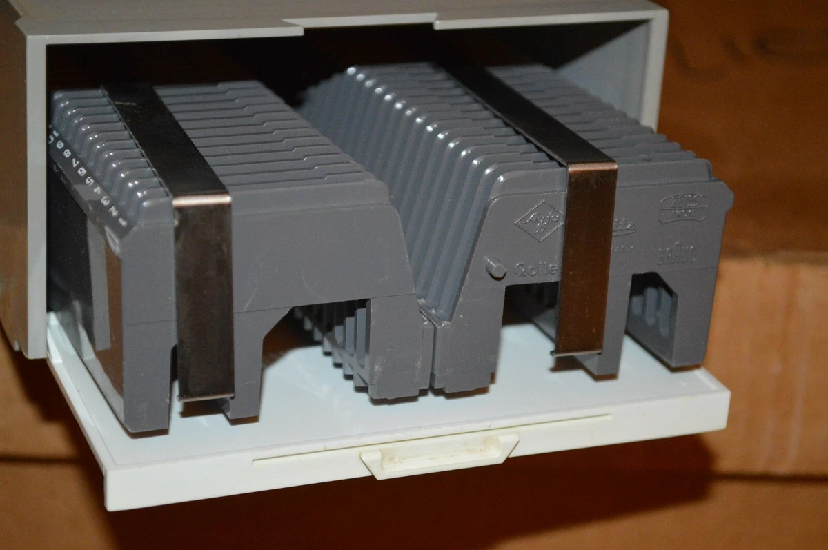 Plactic 35mm Slide Storage