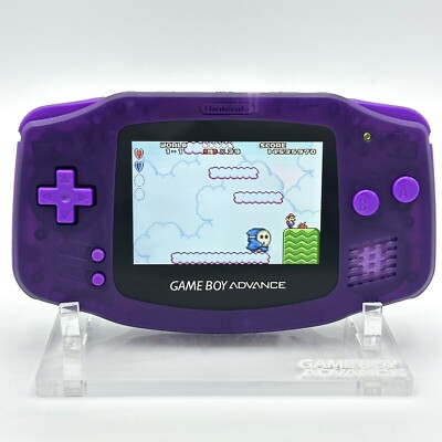 Nintendo Game Boy Advance GBA iPS V2 Backlight Backlit LCD Console ...