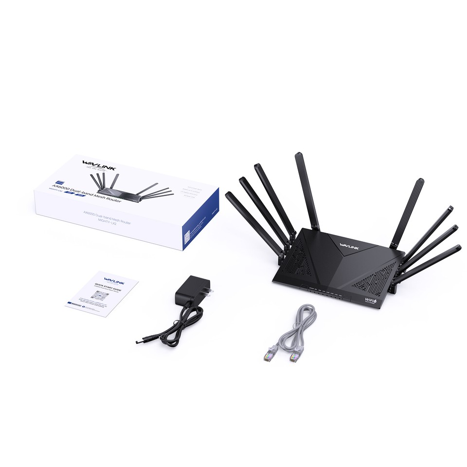 WiFi 6 AX6000 Mesh Router Dual Band Wireless Router AP Repeater ...