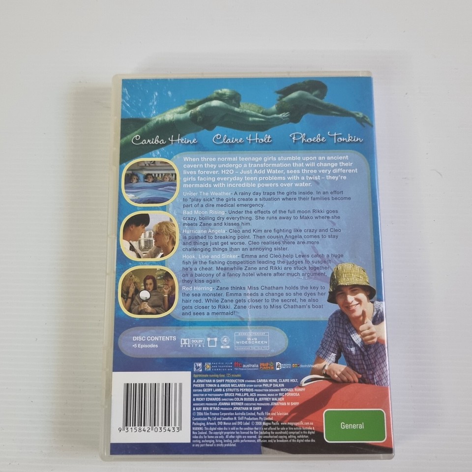 H20 Just Add Water Season 1 Volume 3 4 and 5 Season 2 Vol 2 DVDs Region ...