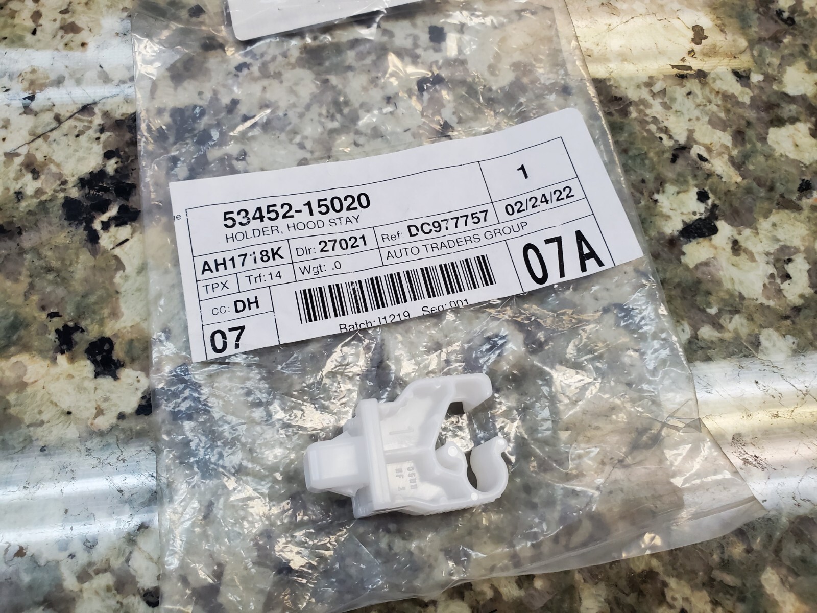 Genuine OEM Hood Prop Rod Retainer For Toyota 5345215020 | eBay