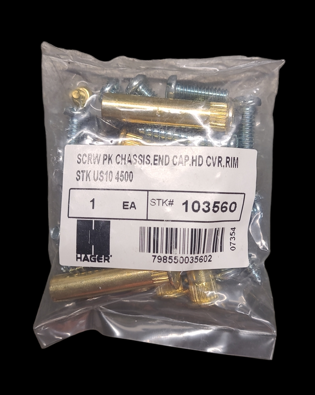 Hager Screw Pack Sex Bolts Brass Finish Wood Machine | eBay