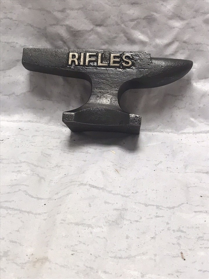 Winchester Rifles Anvil Paperweight Cast Iron Blacksmith | eBay