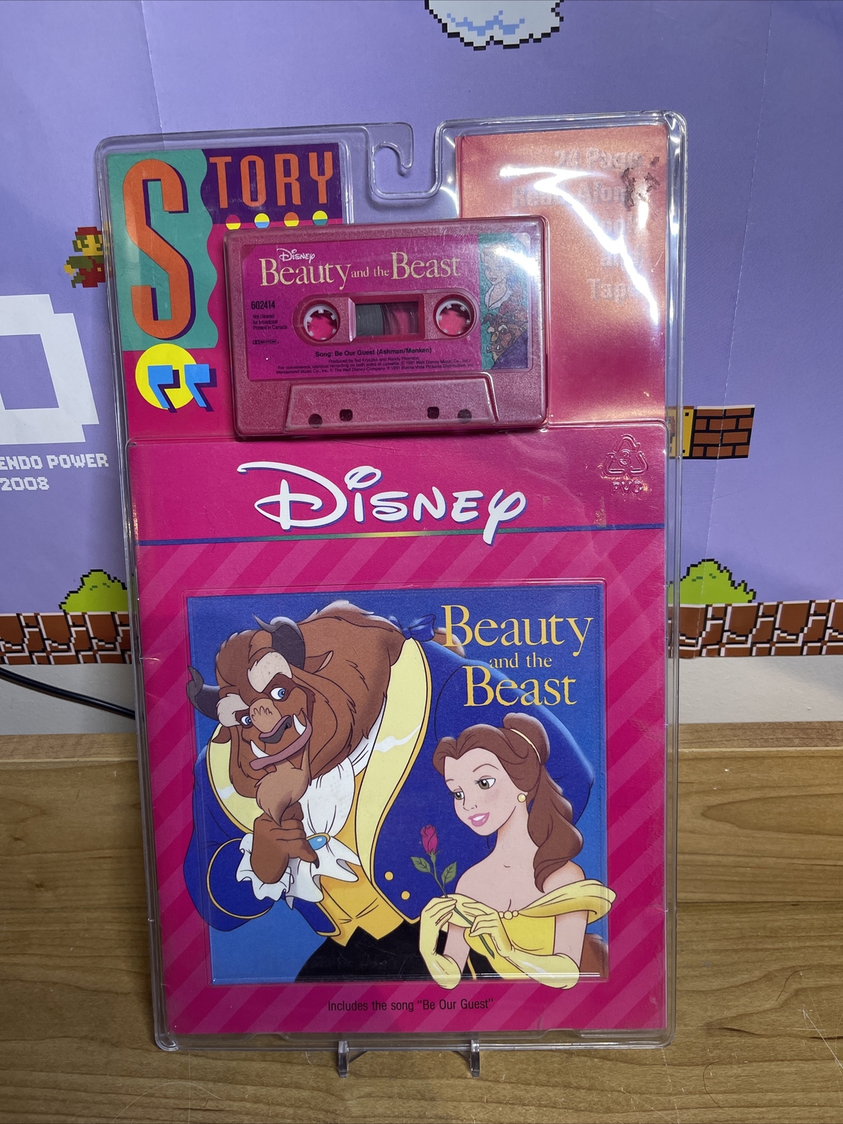 Disney's Beauty & The Beast Paperback Book & Cassette Tape Read-Along 1991 New | eBay
