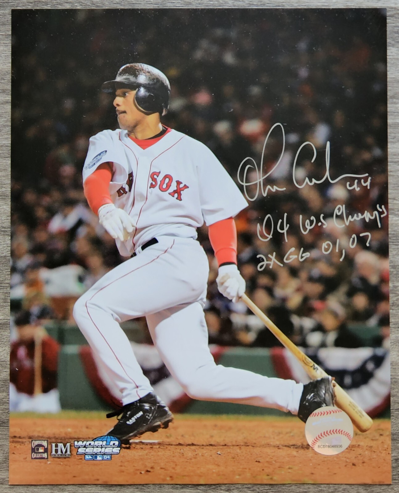 Orlando Cabrera Signed 8x10 Photo Boston Red Sox 04 World Series ...