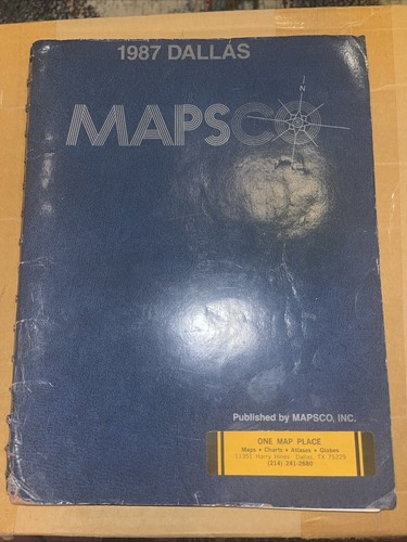Mapsco 1987 Dallas | eBay