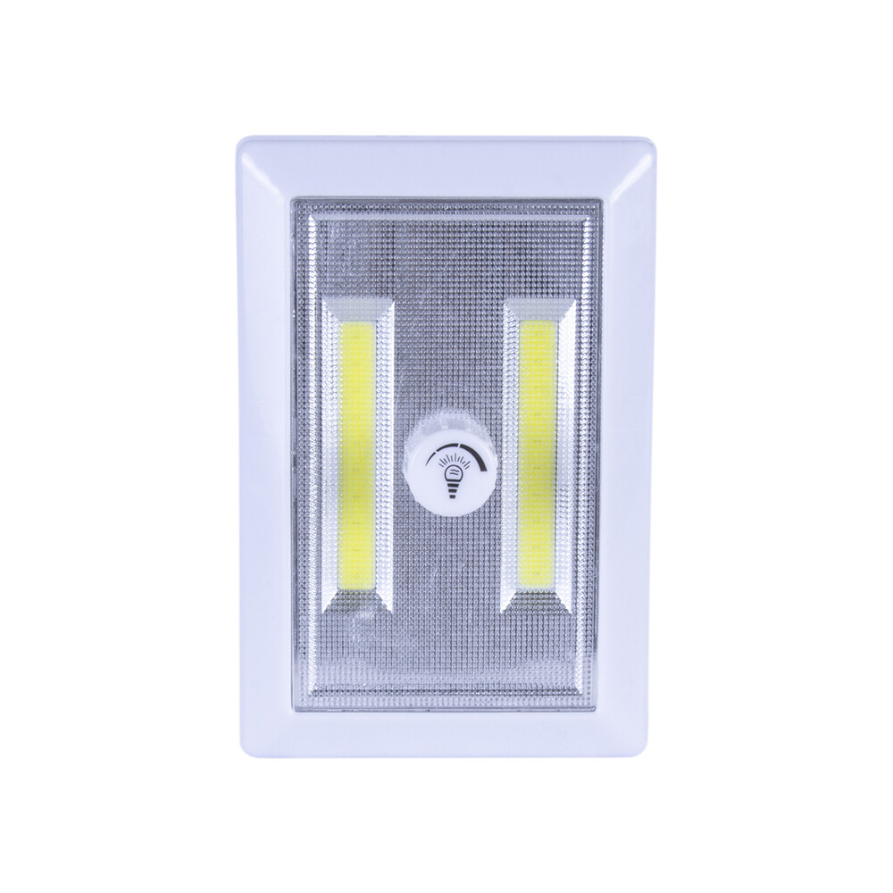 3x Brillar Wireless WHT Dimmer Light Switch Battery Operated w/Cob LED ...