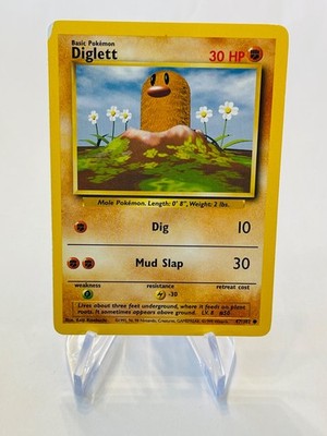 DIGLETT 1999 Pokemon Base Set Common POKÉMON 47/102 | eBay