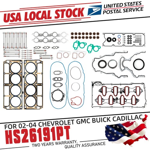 Head Gasket Bolts Set For 02-04 Chevrolet GMC Buick Cadillac OHV OEM ...