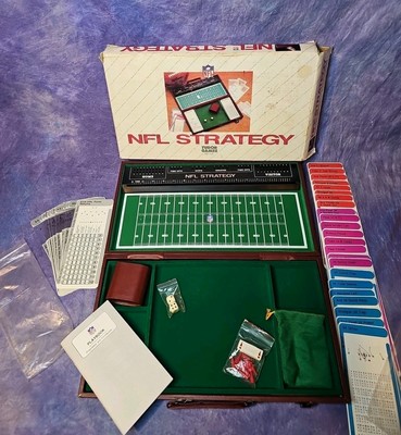 Vintage 1987 NFL Strategy Tudor Games Football Briefcase model #1000 | eBay