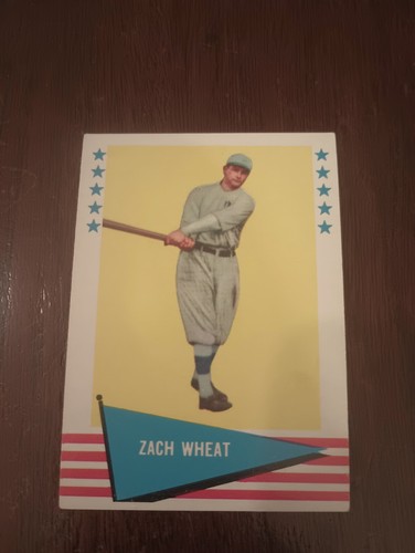 1961 Fleer #86 Zach Wheat (EX) | eBay
