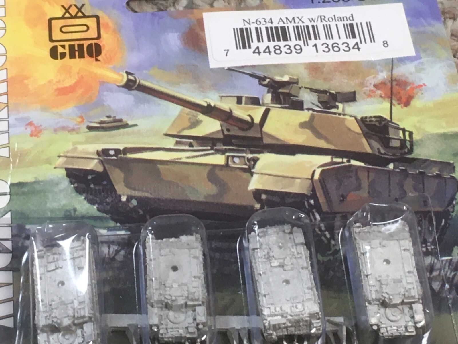 GHQ 1/285 Modern French AMX-30 Roland Micro Armor Team 6mm Air Defense ...