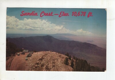 Vintage Post Card - Sandia Crest near Cedar Crest Arizona | eBay