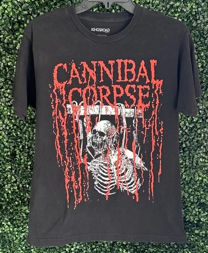 CANNIBAL CORPSE Death Metal Band Merch Blood Skeleton Graphic T-Shirt ...