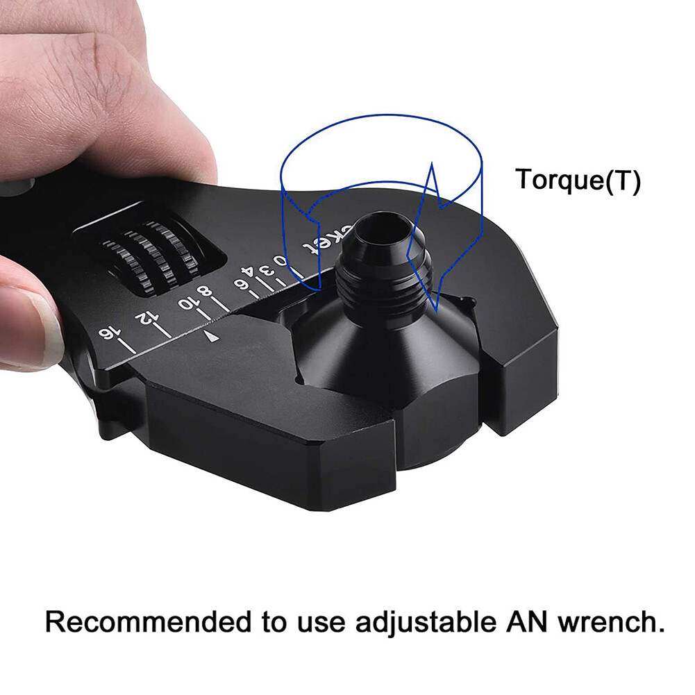 10AN Female to 6AN Male Flare Reducer Fitting Fuel Cell Bulkhead ...