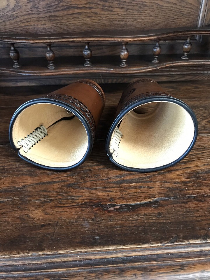 Western Americana SASS Cowboy Action LEATHER ROPING CUFFS, #213, USA ...