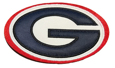 Embroidered Tackle Twill UGA Iron-on Patch - Georgia Bulldogs | eBay